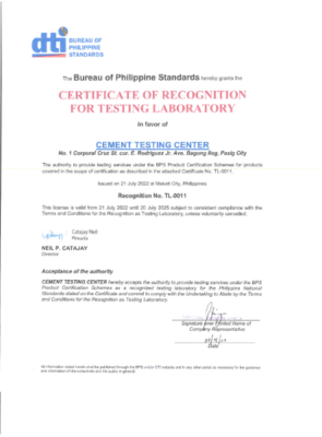 Recognitions - Cement Manufacturers Association of the Philippines, Inc ...