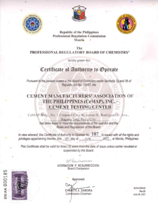 Recognitions - Cement Manufacturers Association of the Philippines, Inc ...